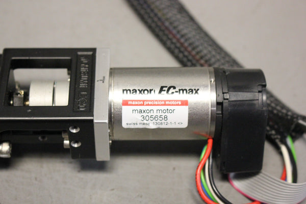 MISUMI LX20 LINEAR STAGE ACTUATOR W/ MAXON 305658 MOTOR HEDL-5540 ...